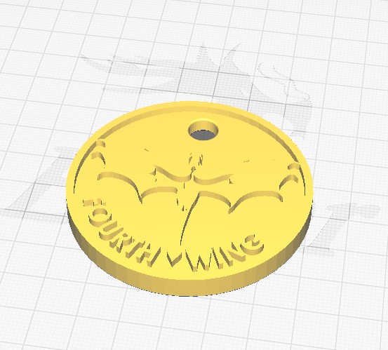 Fourth Wing Keychain by Petronel Schoeman | Download free STL model ...