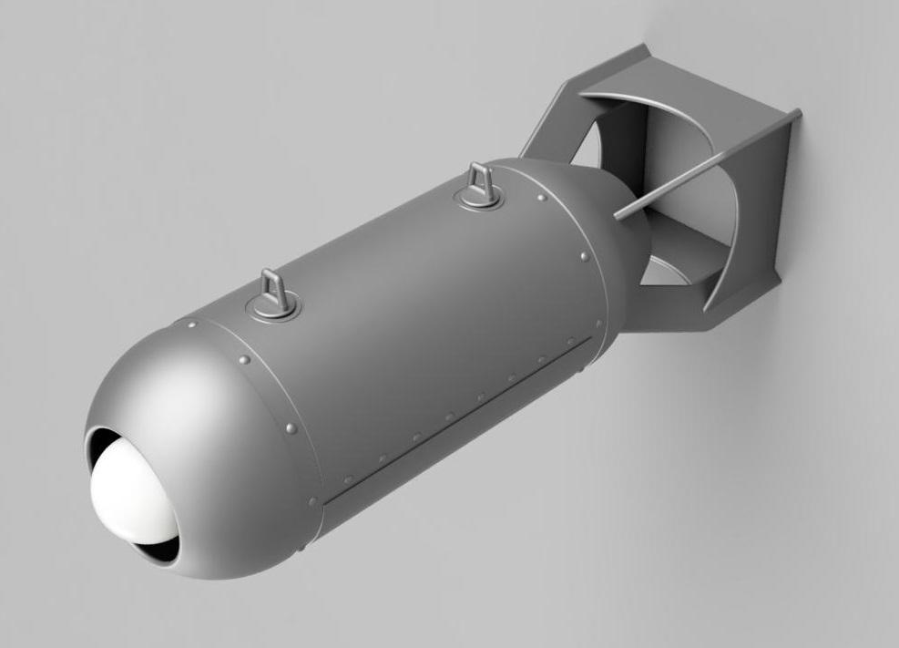 AERIAL BOMB LAMP, HANGING OR FREESTANDING (MY TAKE) by Becker Thorne ...