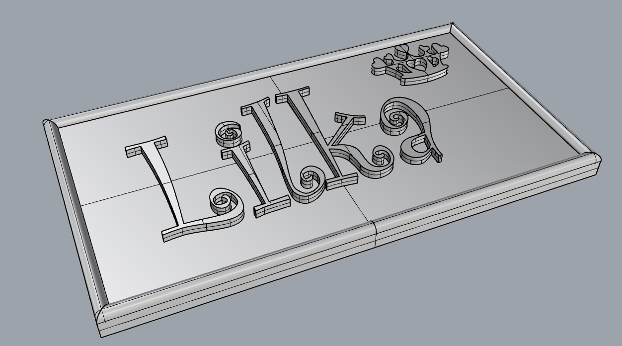 Nameplate by Paciu | Download free STL model | Printables.com