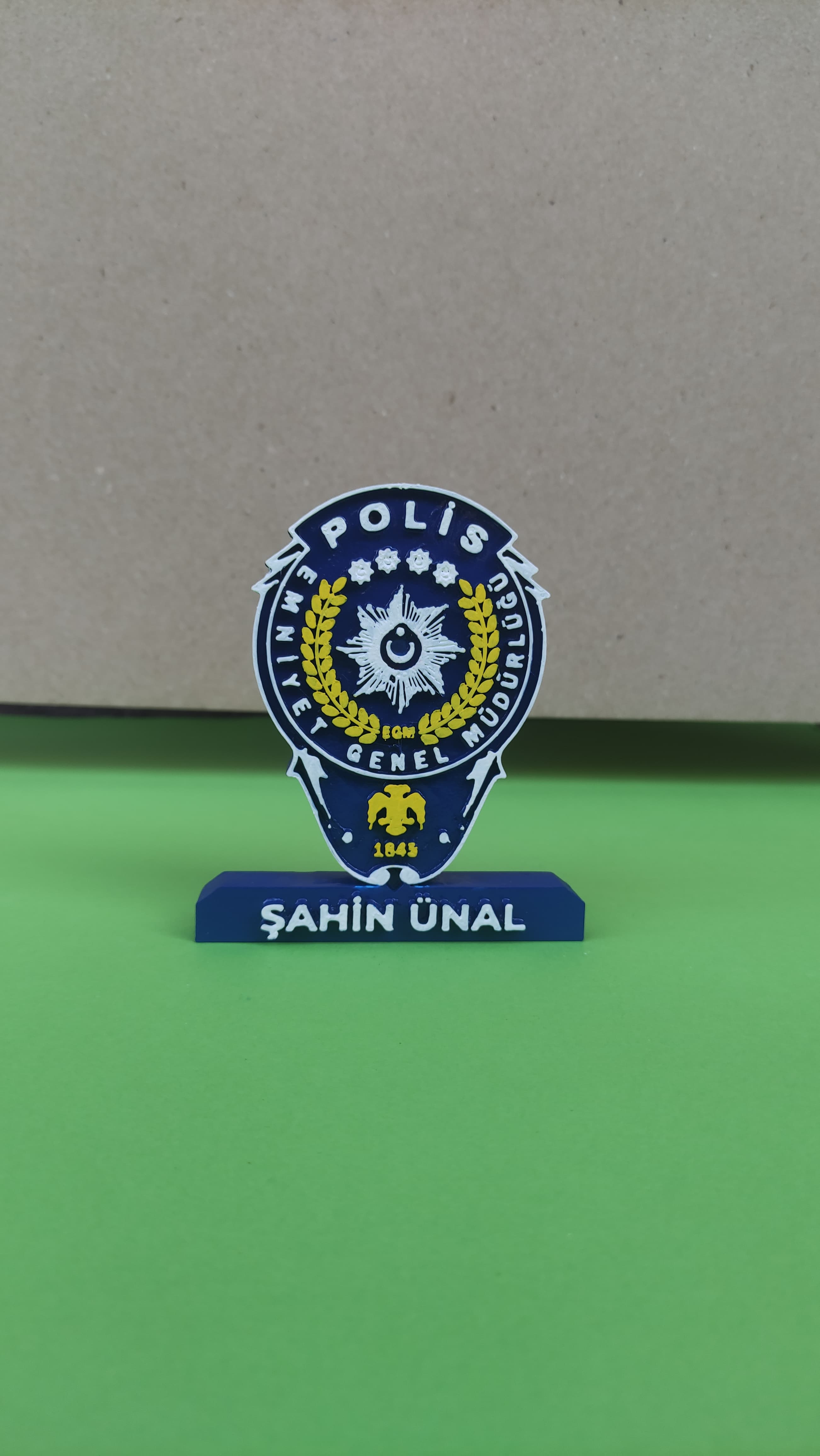 Turk Police Logo by Yusuffyucak | Download free STL model | Printables.com