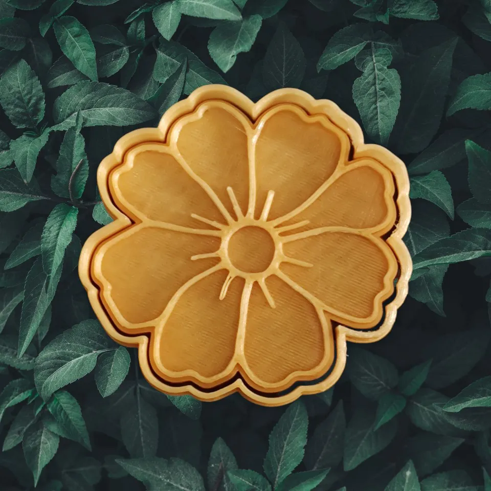 FLOWER CUTTER + STAMP by Selected | Download free STL model ...
