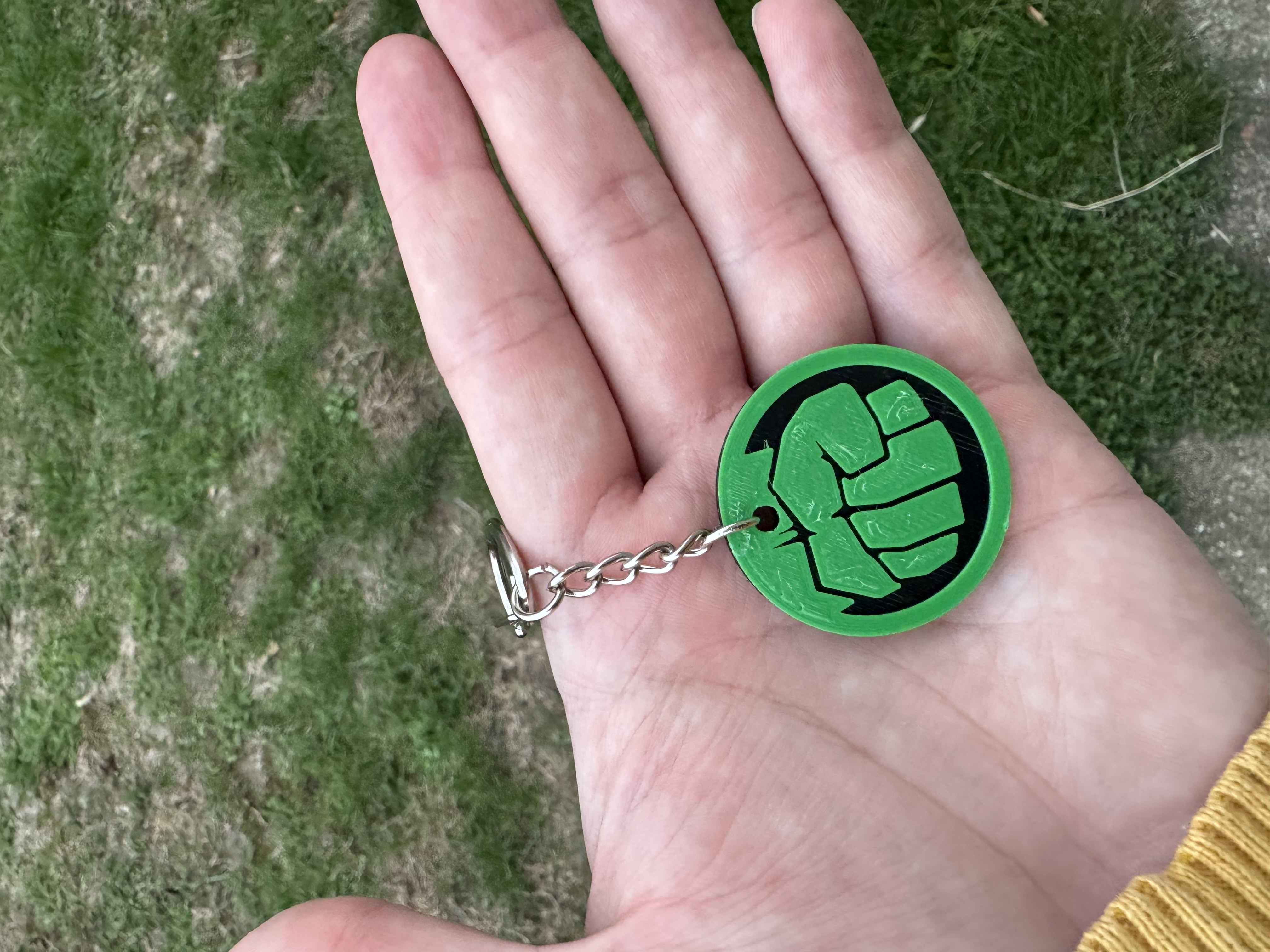Hulk Logo Keyholder by LeTTDesign | Download free STL model ...