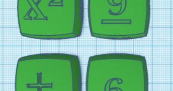 Basic Math Dice, Addition, Subtraction, Multiplication, and Exponents ...