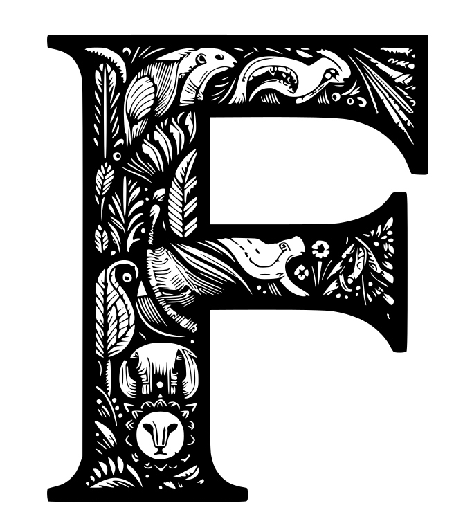 Crazy alphabet: Letter F by Nina Máčová | Download free STL model ...