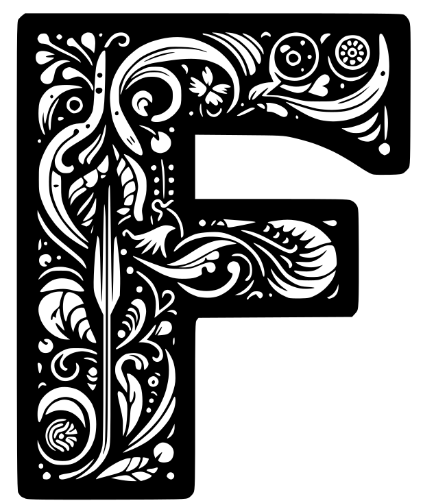 Crazy alphabet: Letter F by Nina Máčová | Download free STL model ...
