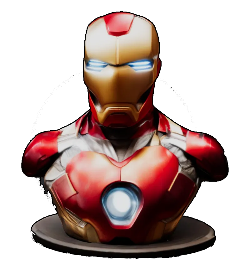 Iron man bust by ofer feldman | Download free STL model | Printables.com