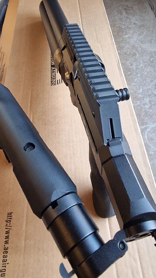 AEA HP max mk2 dovetail to picatinny by monmono | Download free STL ...