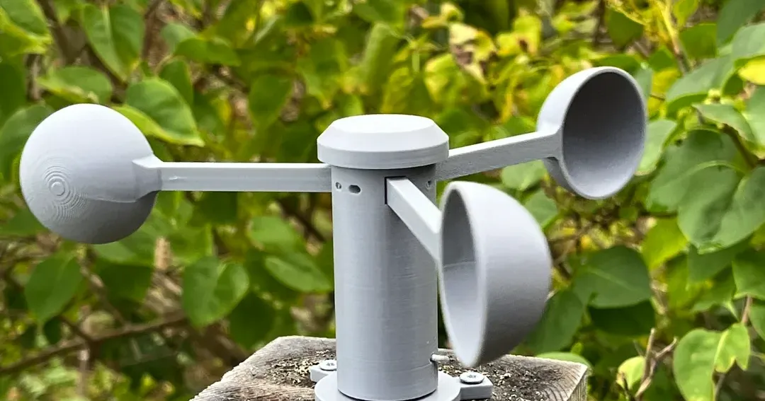 Almost Fully 3D Printed Anemometer von magnos | Kostenloses STL-Modell ...