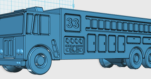 Fire Truck 33 by BuildersMark | Download free STL model | Printables.com