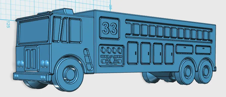 Fire Truck 33 by BuildersMark | Download free STL model | Printables.com