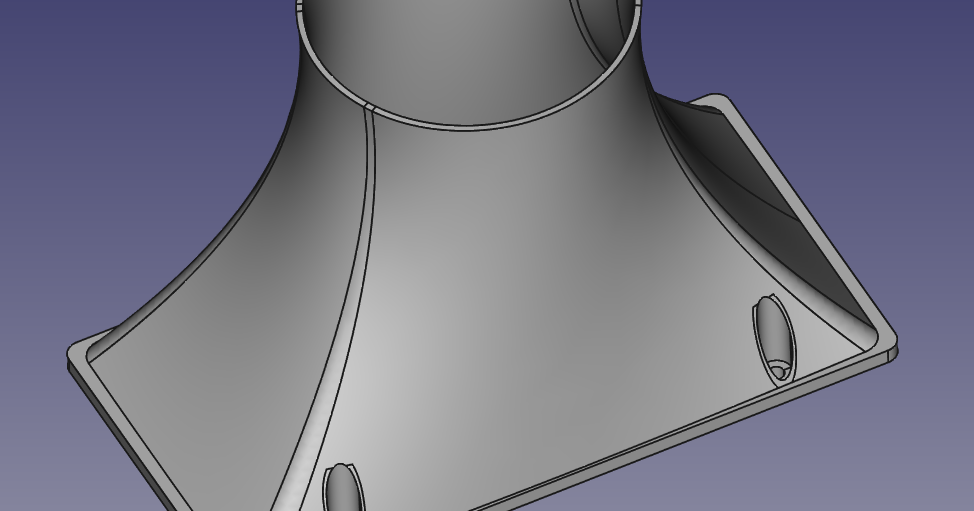 Exhaust plenum for 100mm ducts (parametric model) by Johan | Download free STL model ...