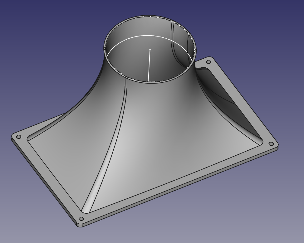 Exhaust plenum for 100mm ducts (parametric model) by Johan | Download ...