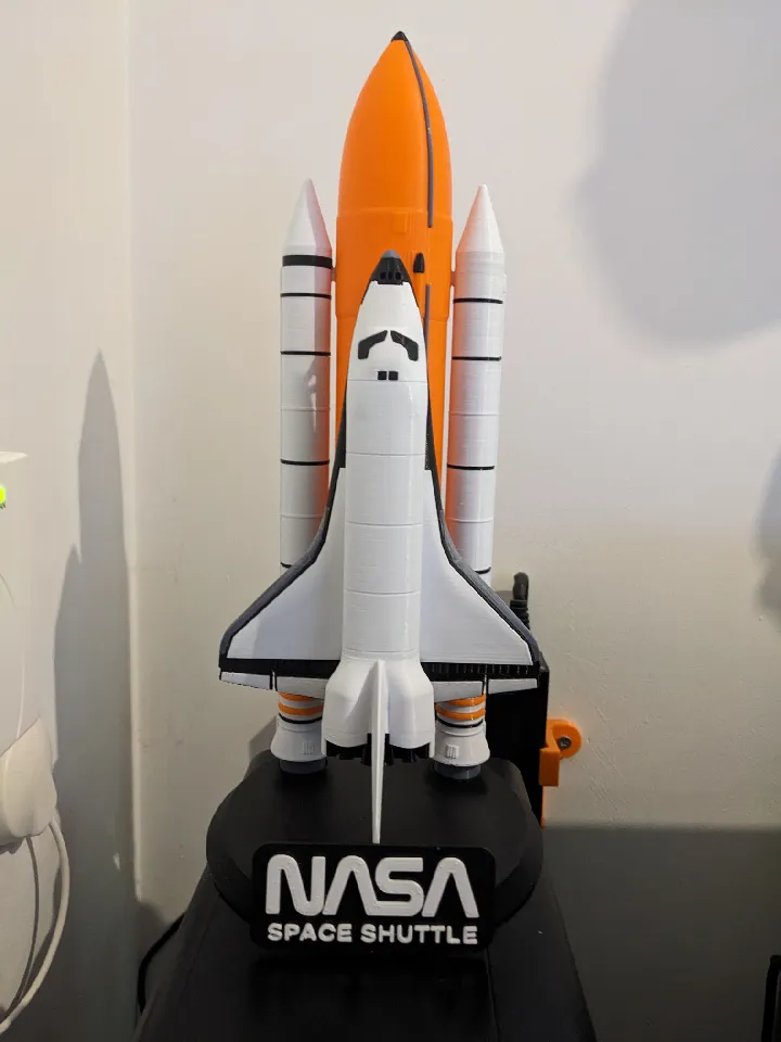 NASA Space Shuttle Name Plate by GadgetFPV | Download free STL model ...