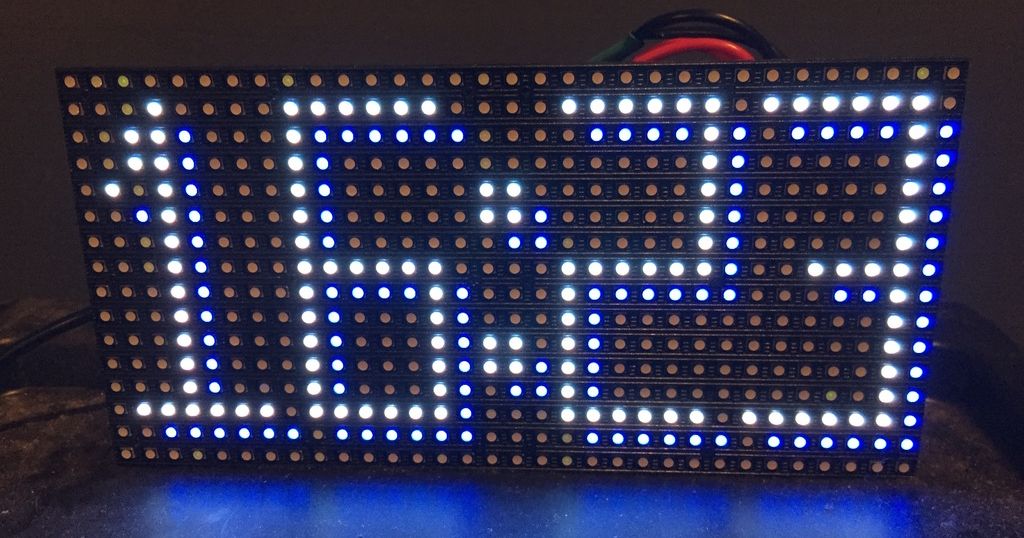 Frame / Enclosure for 16x32 RGB Matrix Clock by wgbartley@gmail.com ...