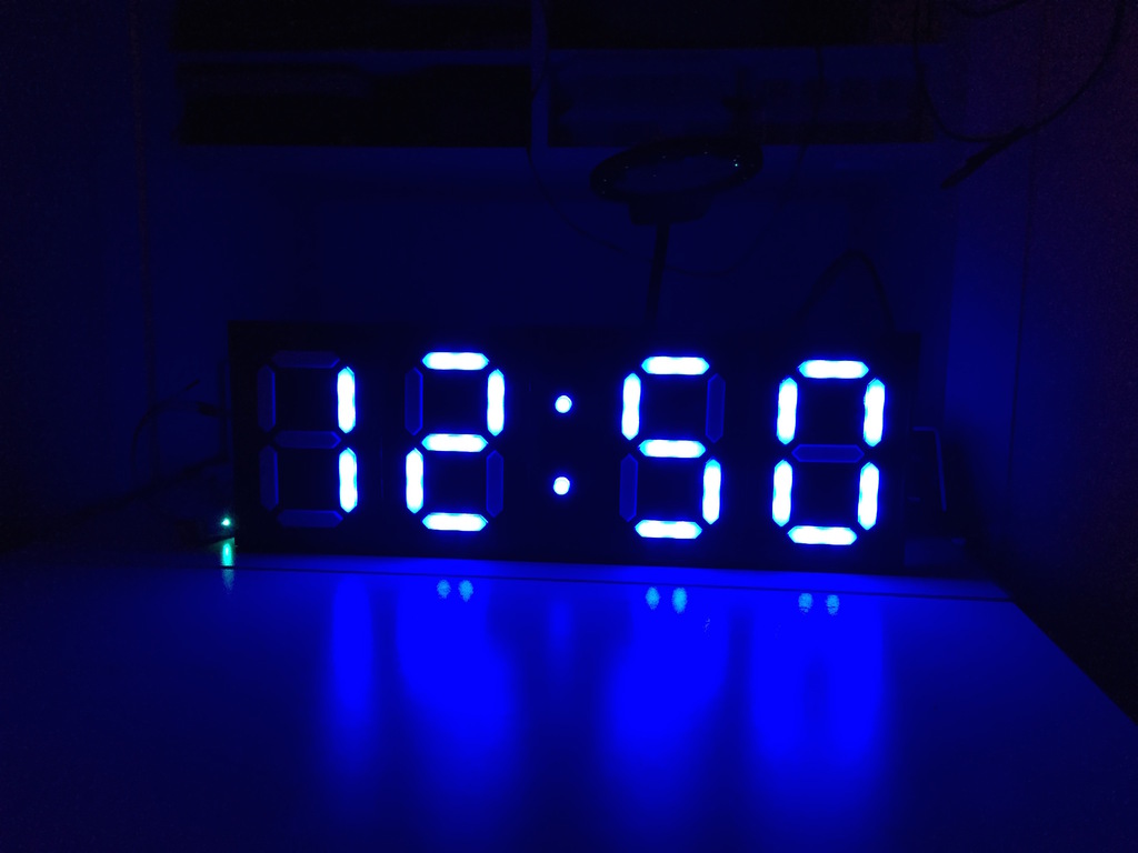 7-Segment NeoPixel Clock by wgbartley@gmail.com | Download free STL ...