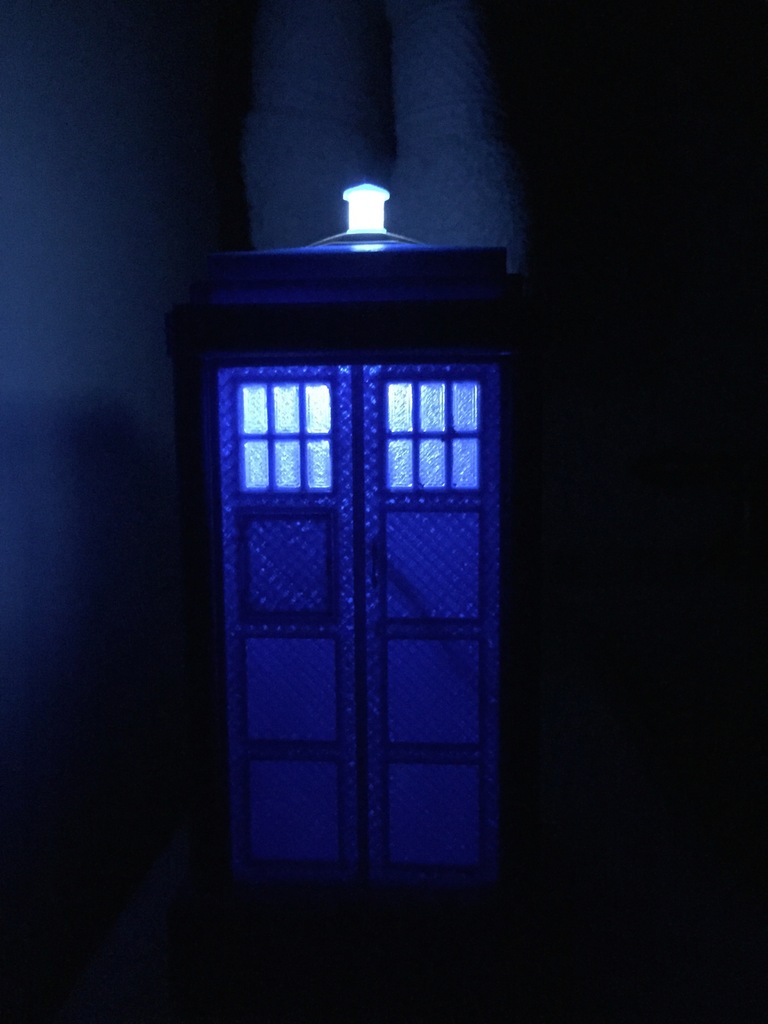 TARDIS Battery Base for Joule Thief by wgbartley@gmail.com | Download ...
