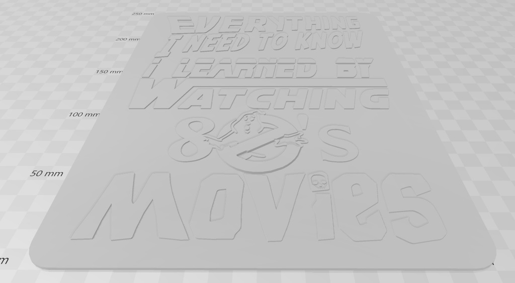 EVERYTHING I NEED TO KNOW I LEARNED BY WATCHING 80'S MOVIES, sign by ...