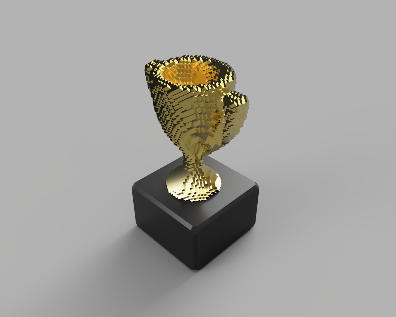 Trophy with your own custom text on fixed base by AWSW | Download free ...