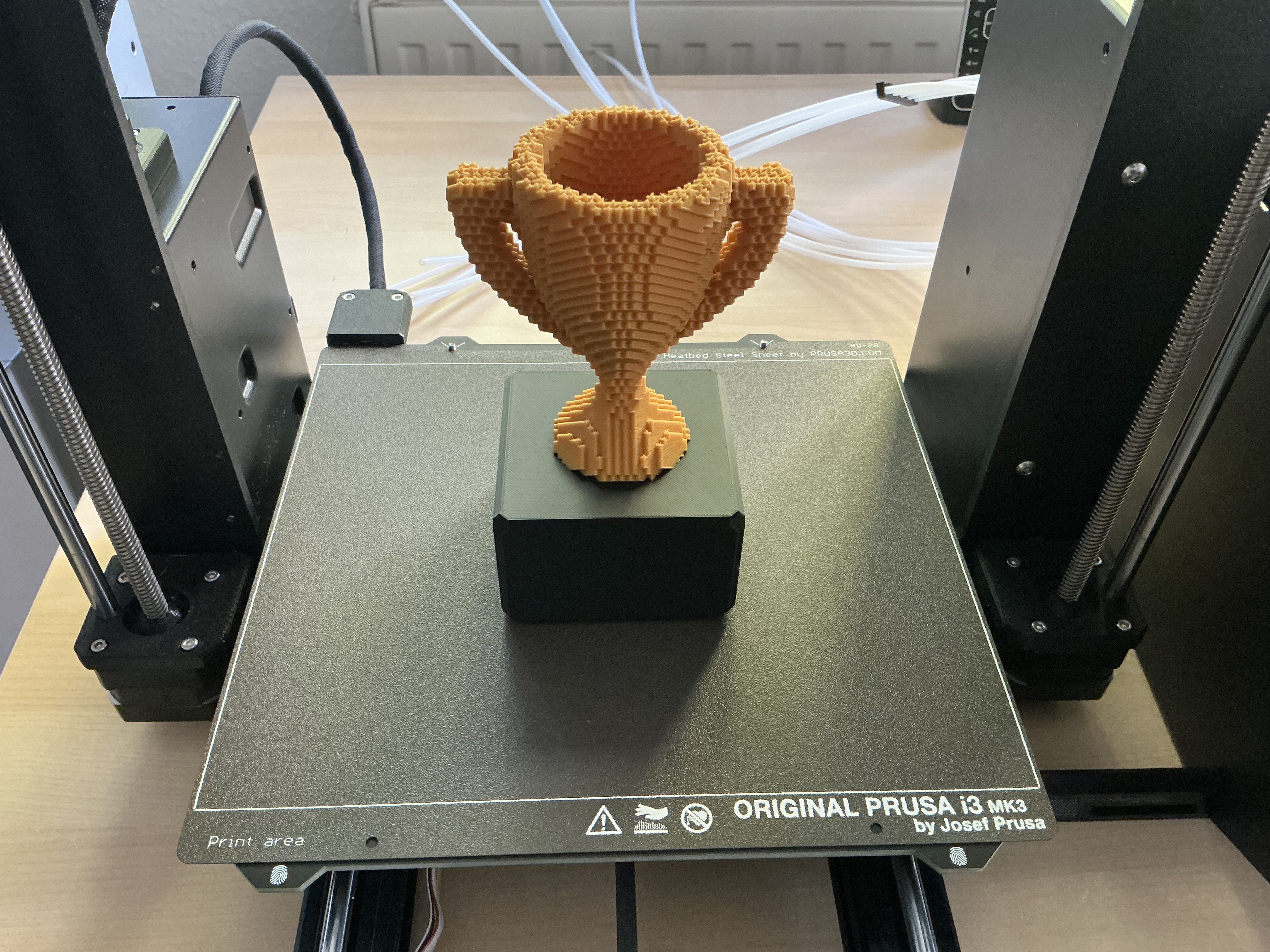 Trophy with your own custom text on fixed base by AWSW | Download free ...