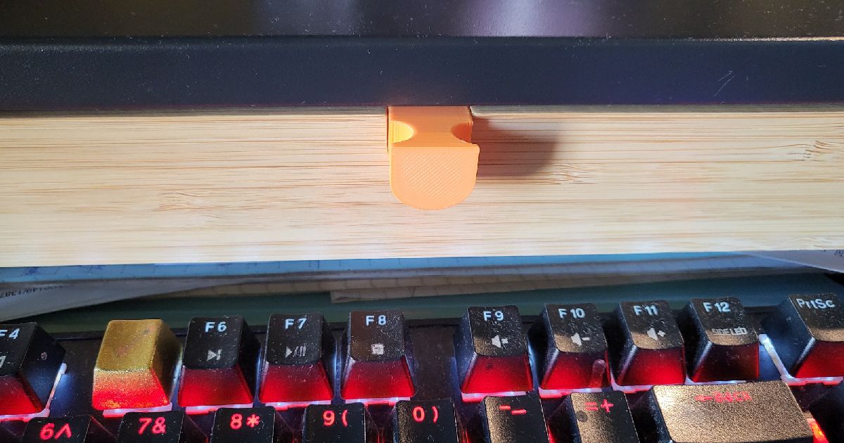 IKEA ELLOVEN Monitor Stand Drawer pull by Paul M | Download free STL ...