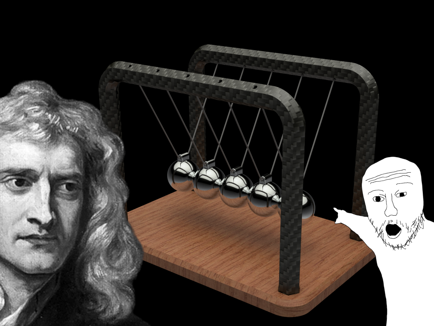 Newtons Cradle By Milspecmoehring Download Free Stl Model