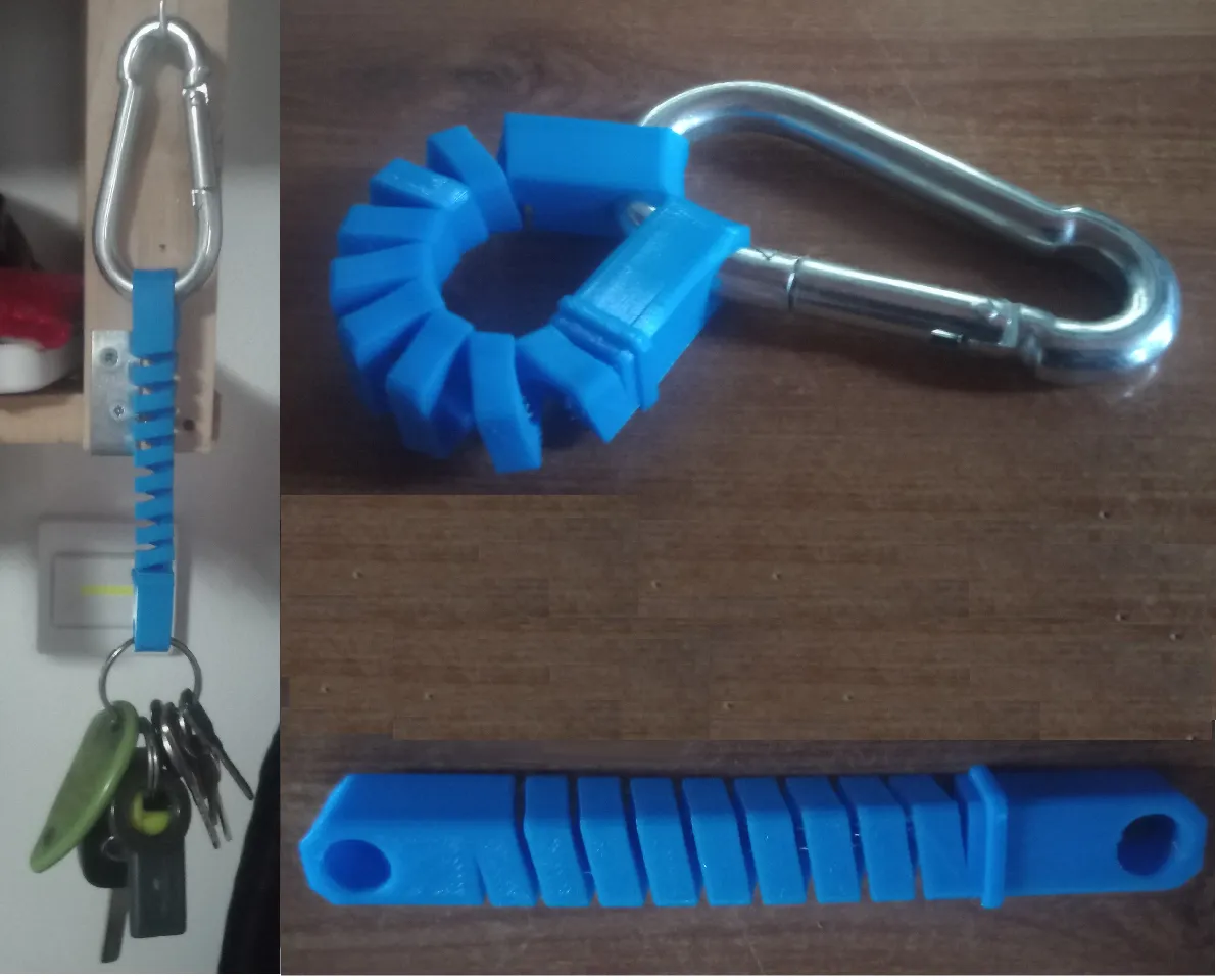 Spring Keychain - TPU by MekDrafter | Download free STL model ...