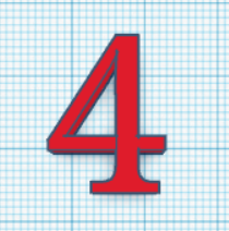 Number 4 by IMPRE 3D | Download free STL model | Printables.com