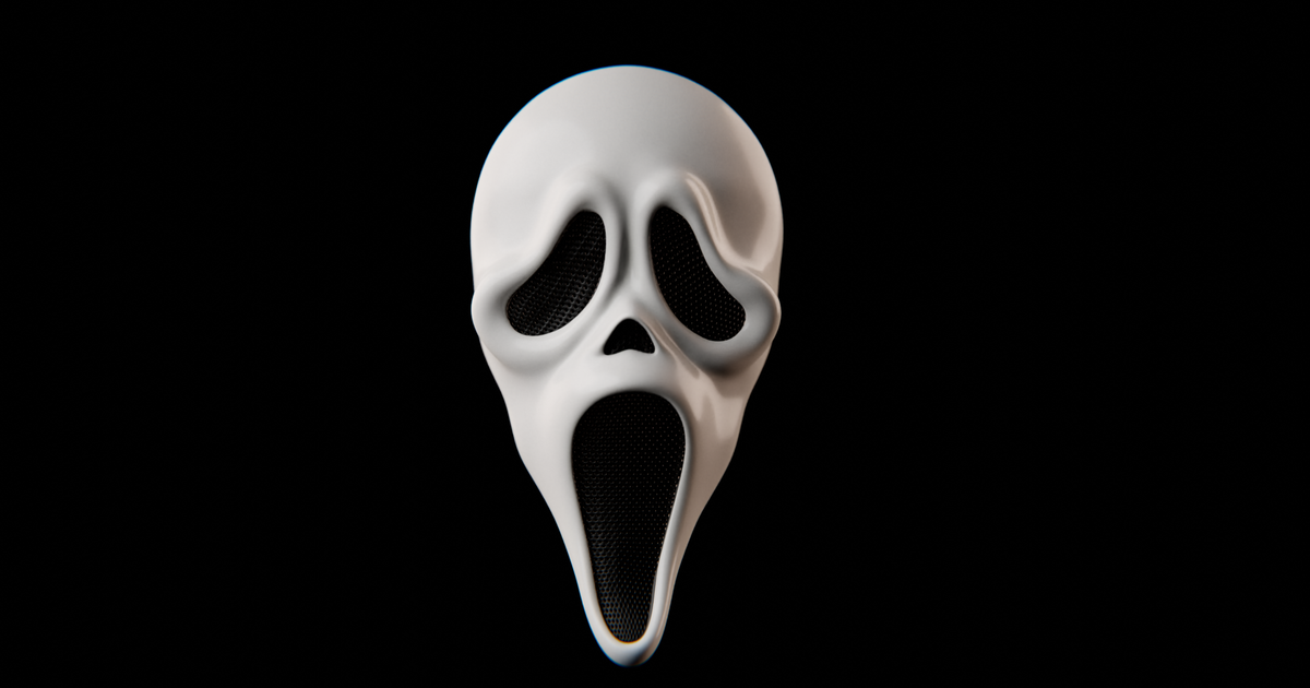 Ghostface mask by Wekster | Printables Store