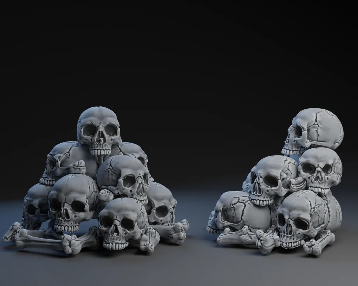 Skull Pile by Peter Farell | Download free STL model | Printables.com