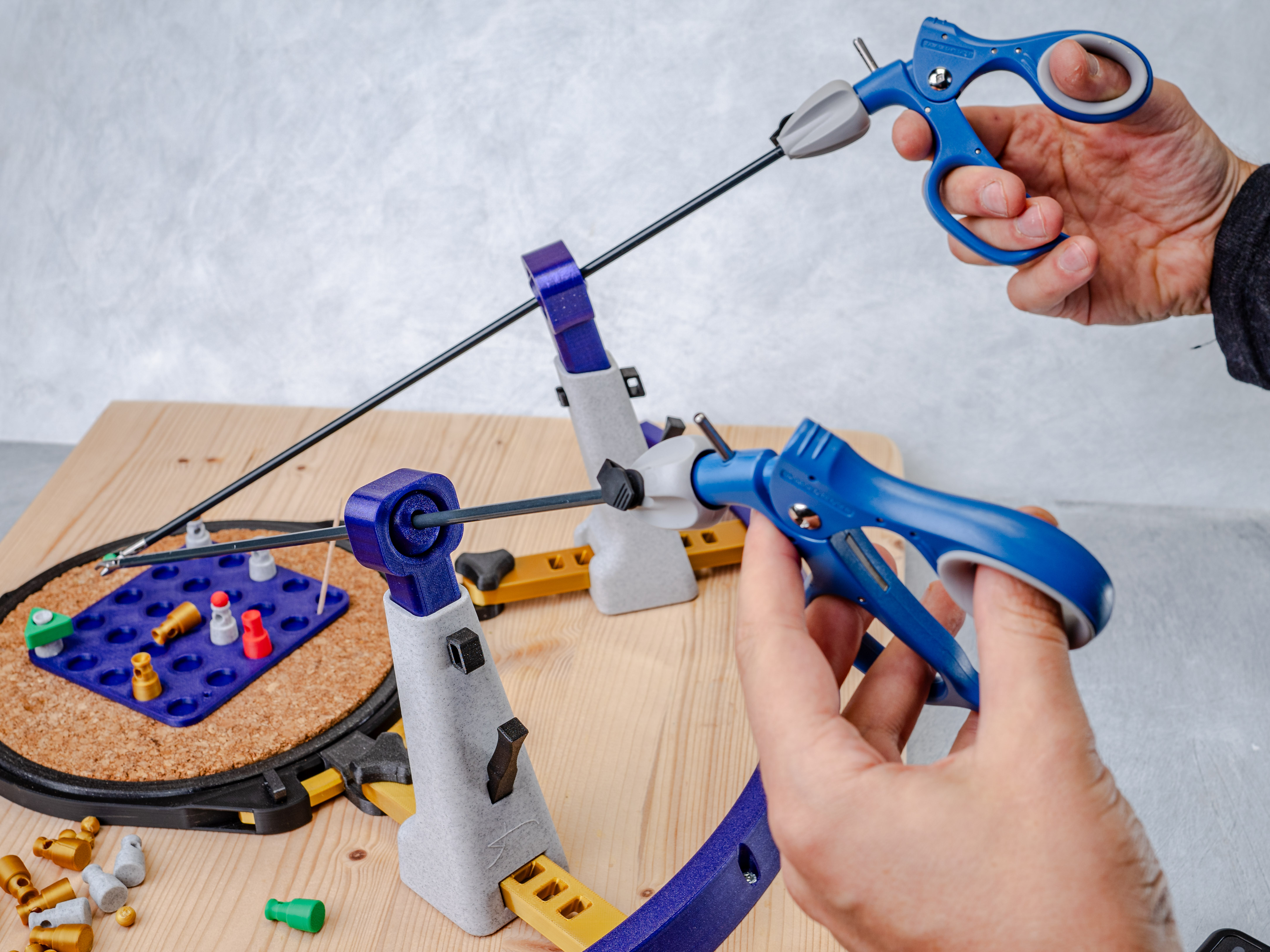 Exercise for Laparoscopic trainer (medical students) by Meister Edel ...