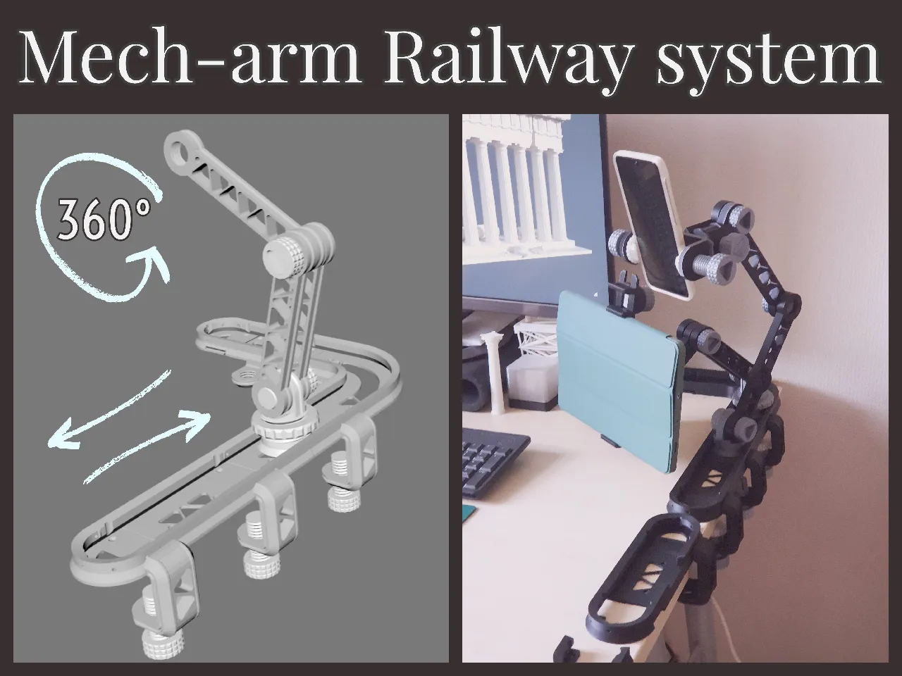 Mech Arm Railway system by Konstantin Radchenko | Download free STL ...