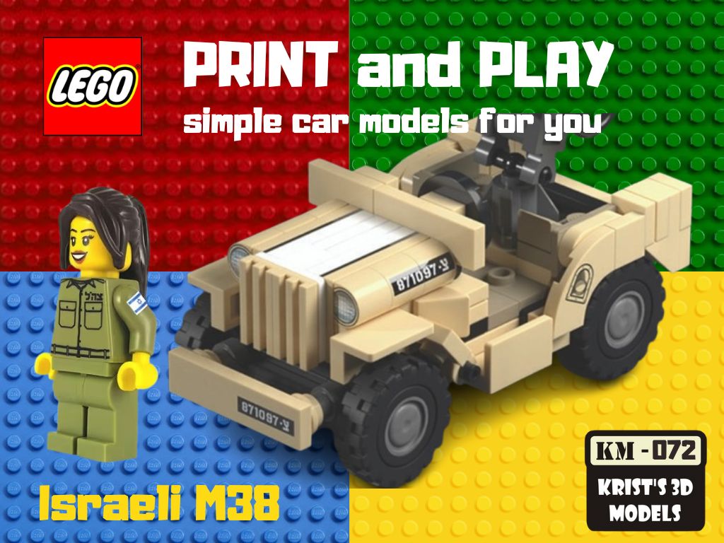 LEGO Israeli M38 – 4x4 Truck by Mgr. Pavel Krist | Download free STL ...