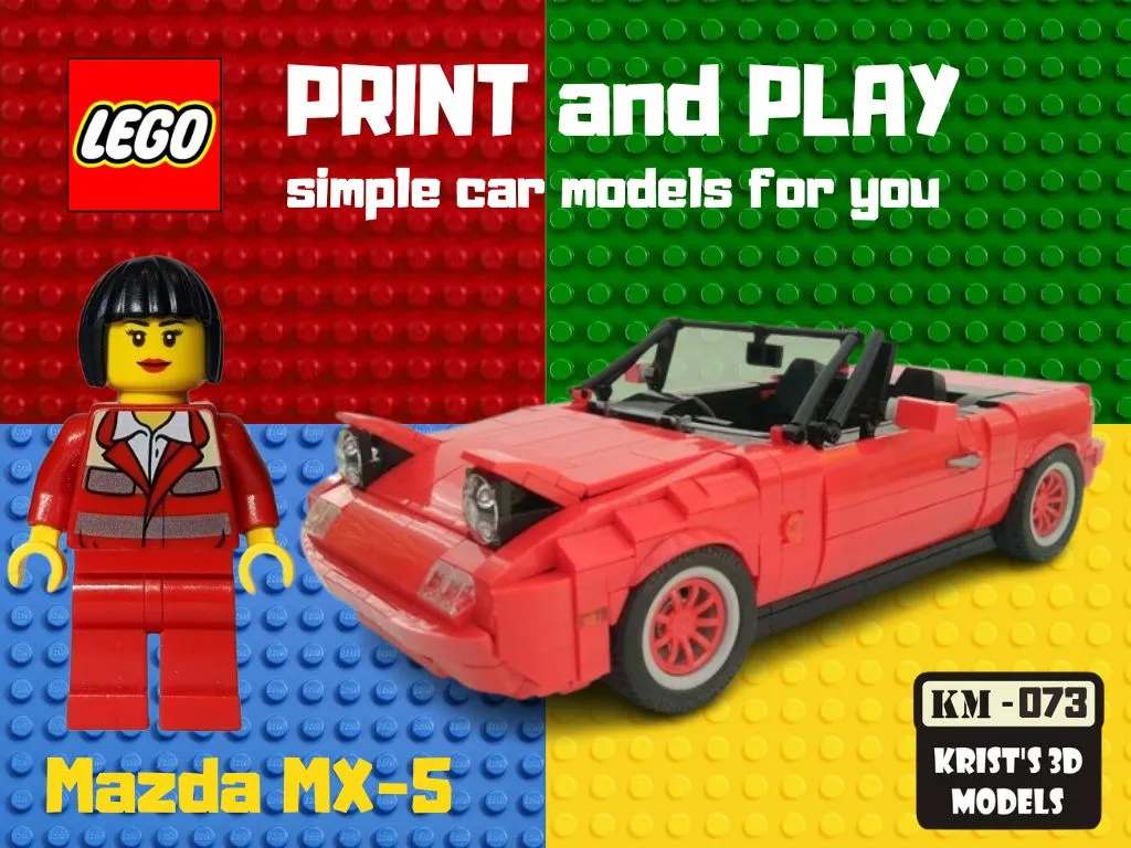 LEGO Mazda MX-5 Miata by Mgr. Pavel Krist | Download free STL model ...