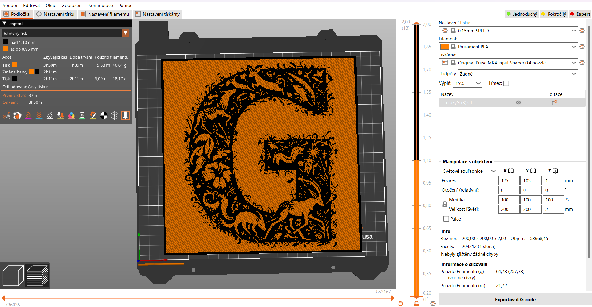 Crazy alphabet: Letter G by Nina Máčová | Download free STL model ...