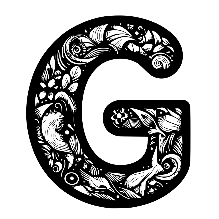 Crazy alphabet: Letter G by Nina Máčová | Download free STL model ...