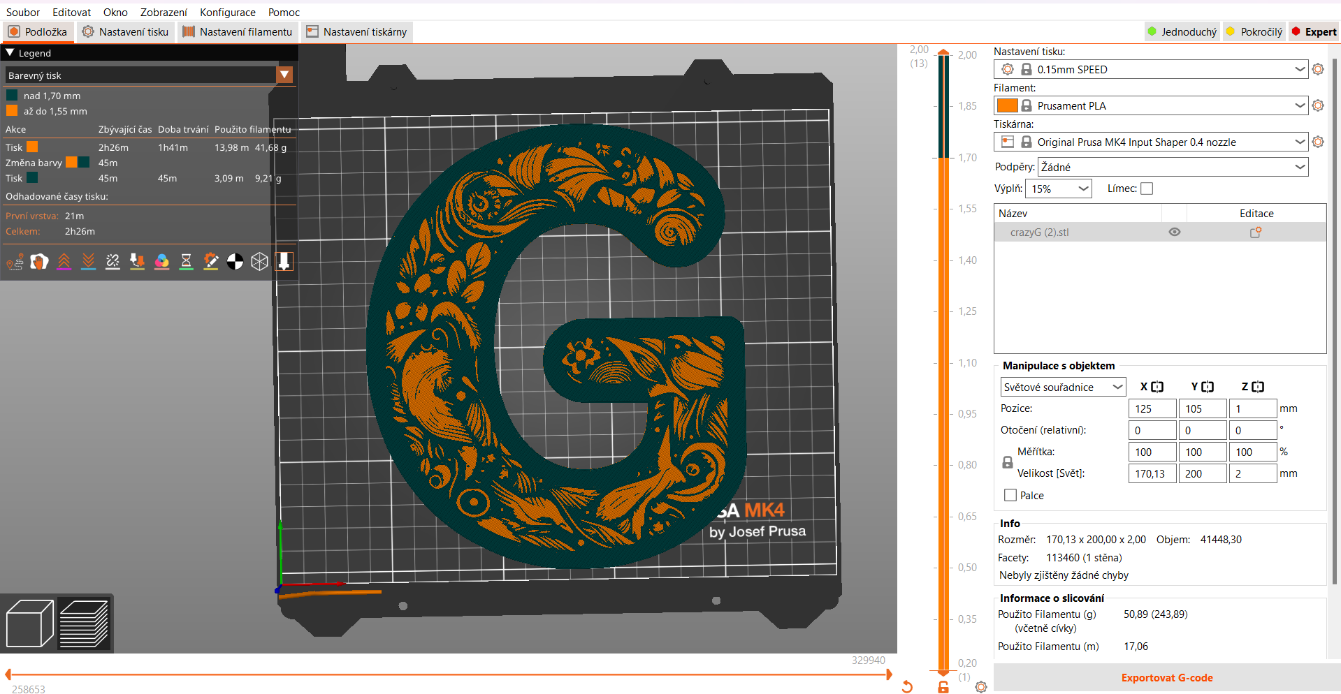 Crazy alphabet: Letter G by Nina Máčová | Download free STL model ...