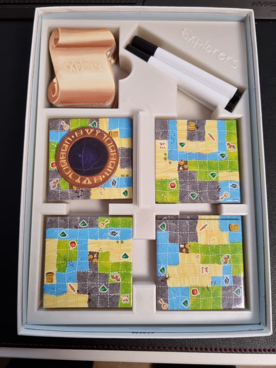 Explorers board game organizer / tray by Dayrusher | Download free STL ...