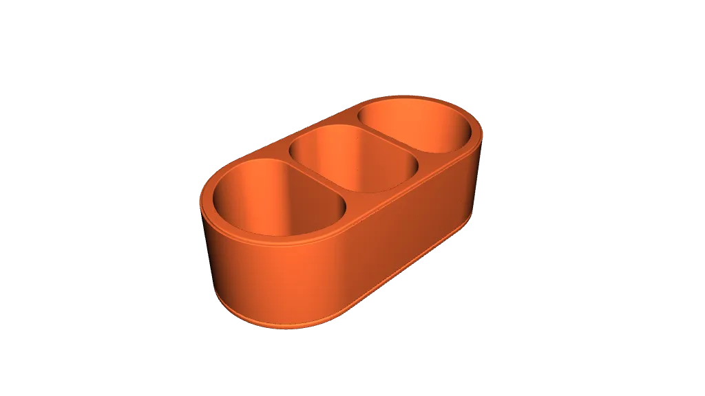 Rounded Remote Caddy, Remote Holder by Deltaprints | Download free STL ...