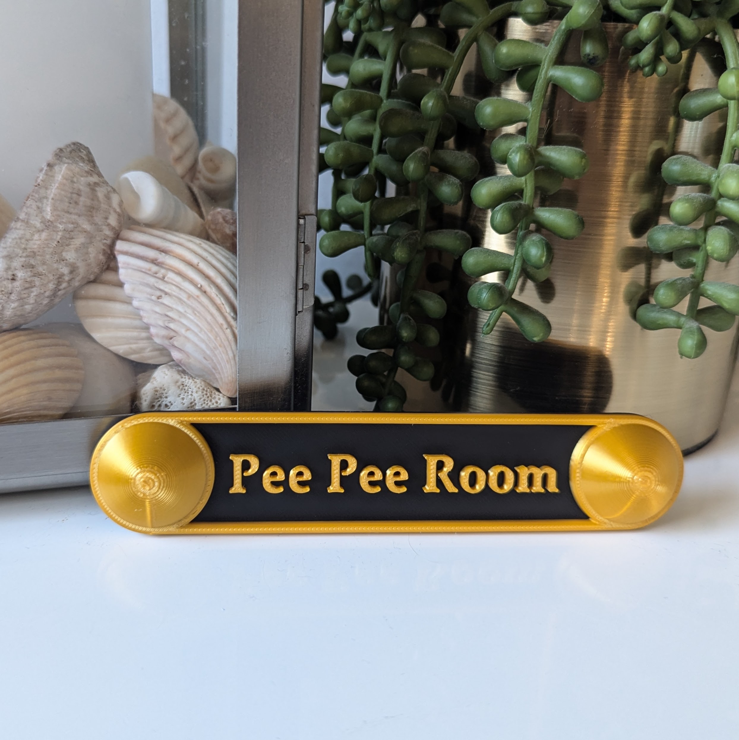 Pee Pee Room - Restroom Bathroom Sign by ntalekt | Download free STL ...