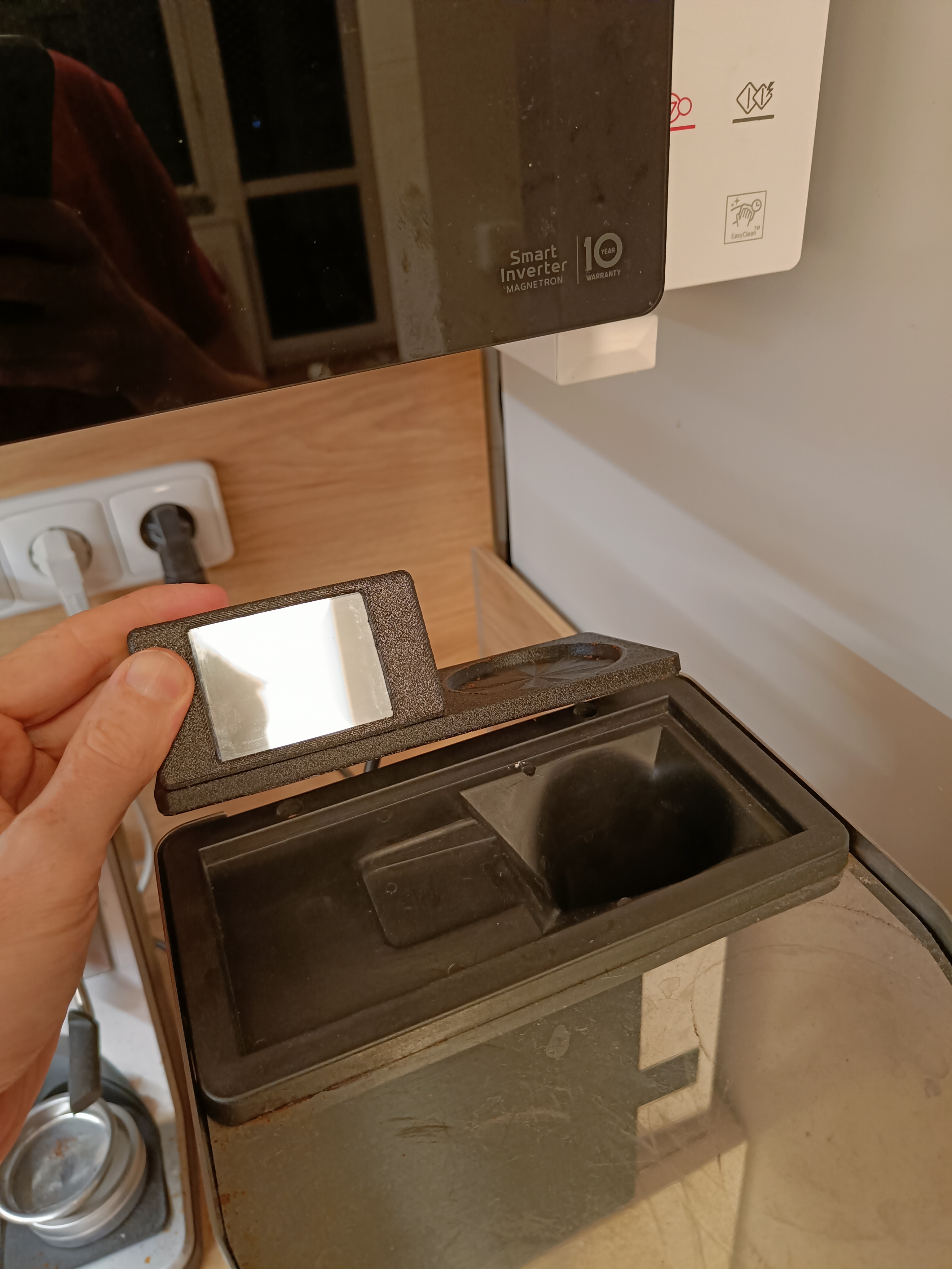 Gaggiuino GC Nextion mount no-hinge no-door Gaggia Classic by petr ...