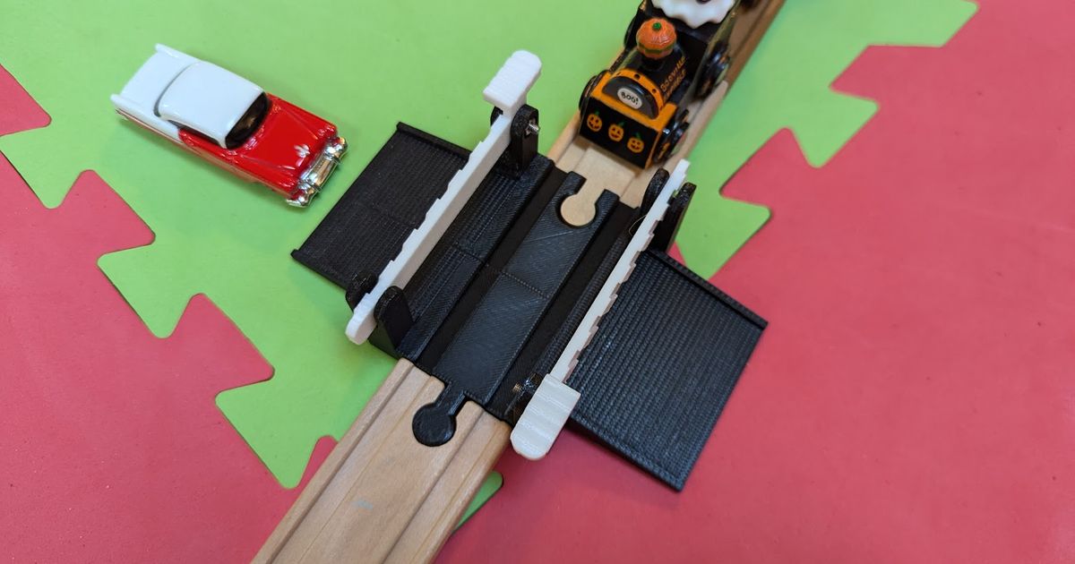 Brio (Wood Train) Crossing Gate by stugpanzer | Download free STL model ...