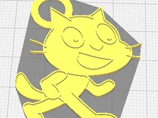 Scratch cat Keychain by Kyle Gage | Download free STL model ...
