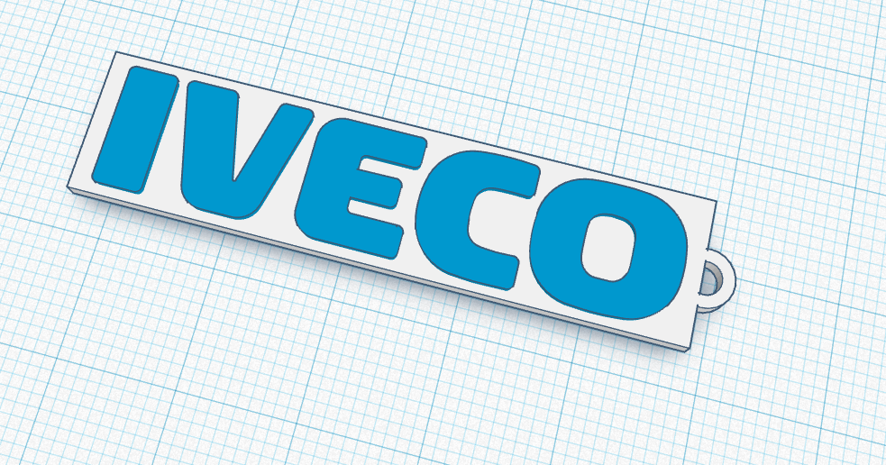 iveco keychain by berenjena feliz | Download free STL model ...