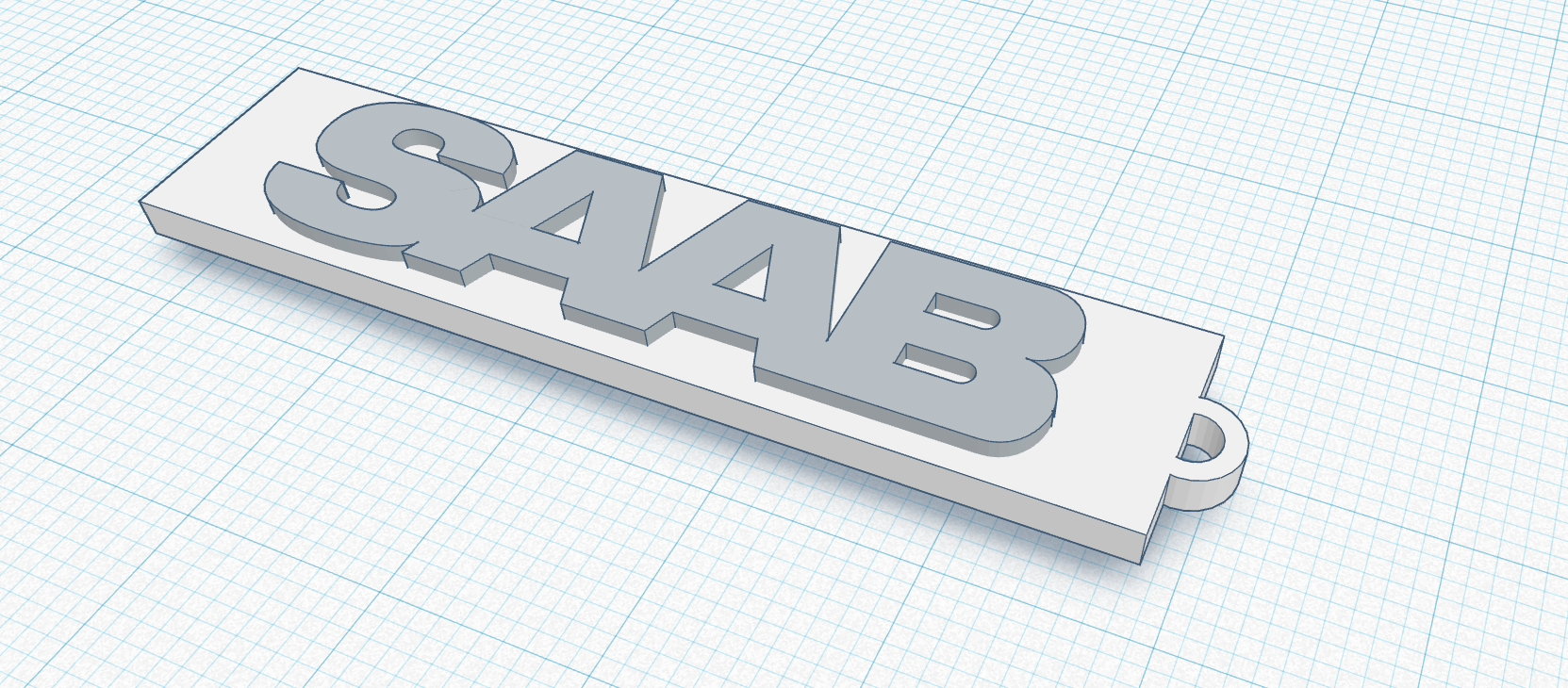 saab keychain by berenjena feliz | Download free STL model | Printables.com