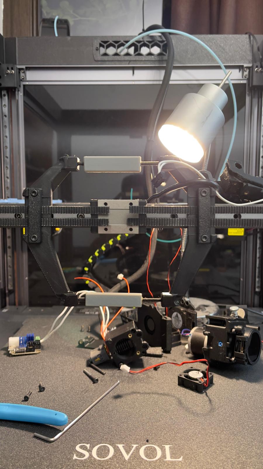 Sovol SV08 Belt Helper for X Carriage by Nadir @ CN3D | Download free ...