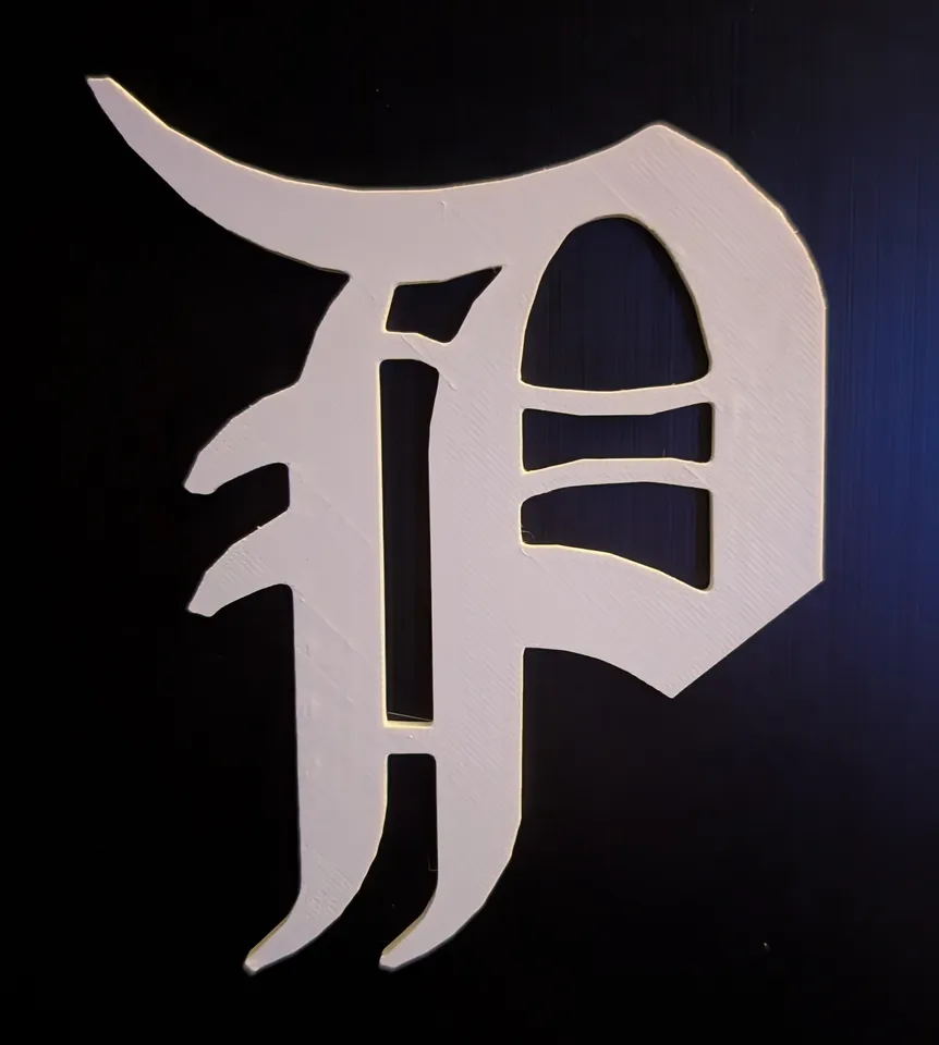 Phantogram P logo by Nealio | Download free STL model | Printables.com