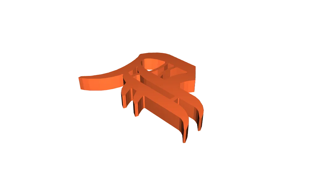 Phantogram P logo by Nealio | Download free STL model | Printables.com