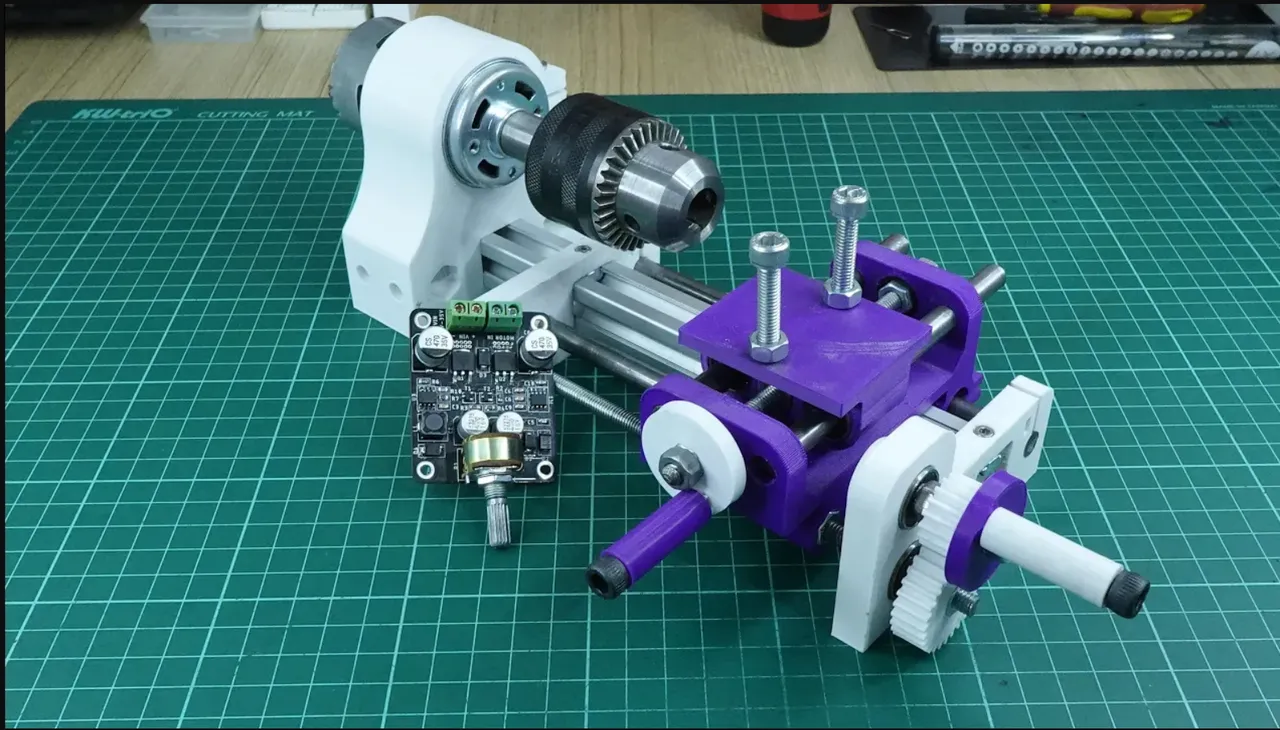 mini lathe machine by Abdulkadir Ünver | Download free STL model ...