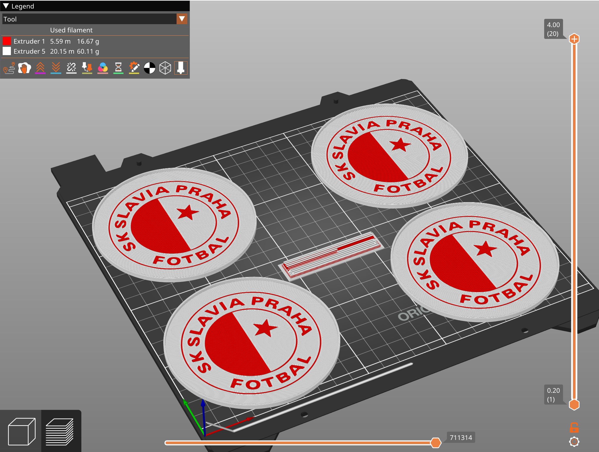 SKS Slavia Coaster (MMU3/XL Multi) by Pavel M. Blaha | Download free ...