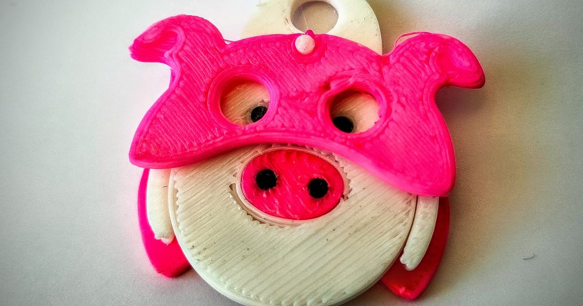 Shopping cart coin - Cute Pig! by Fabien T. | Download free STL model ...